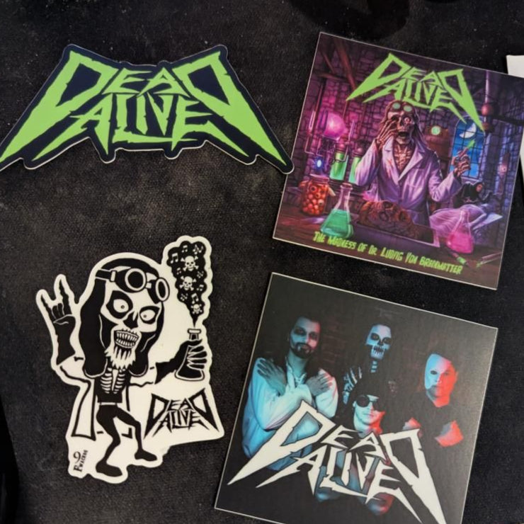 Dead Alive Logo - Stickers – deadalivemerch